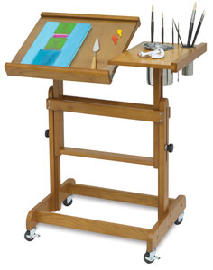 Rolling Painting Table, Dick Blick - Art Materials
