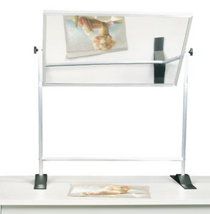 Instructional Mirror With Stand, Drawing And Illustration - Drawing ...